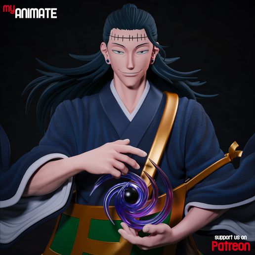 🗿 SUGURU GETO - 3D PRINTABLE FIGURE・ 3D File for 3D printing・Cults