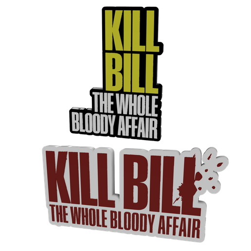 👾 3D MULTICOLOR LOGO/SIGN - Kill Bill the Whole Bloody Affair (Two ...