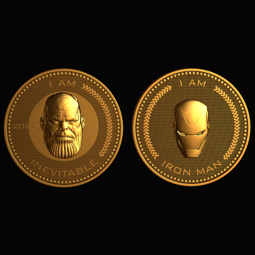 ♾️ Infinity Coin・ 3D File for 3D printing・Cults