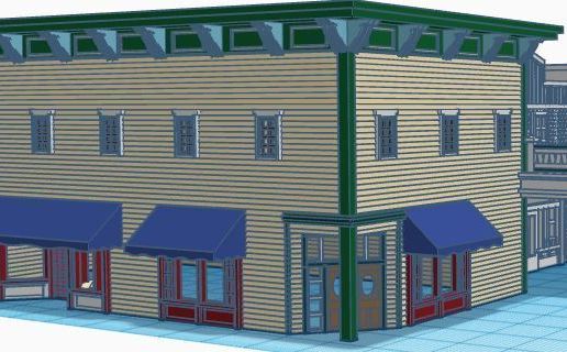 🏘️ Durango - N Scale - Gaslight Block・Free STL File for ・Cults