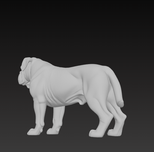 STL file Massive Dog 3D Model - Large-Scale Dog Figurine STL for 3D ...