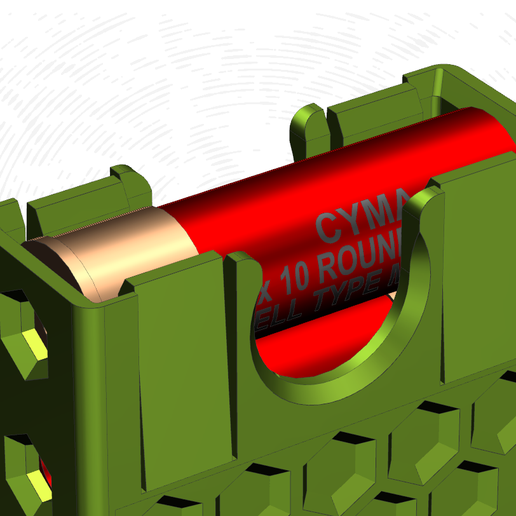 🔫 Magazine_carrier_Cal.12・ 3D File for 3D printing・Cults