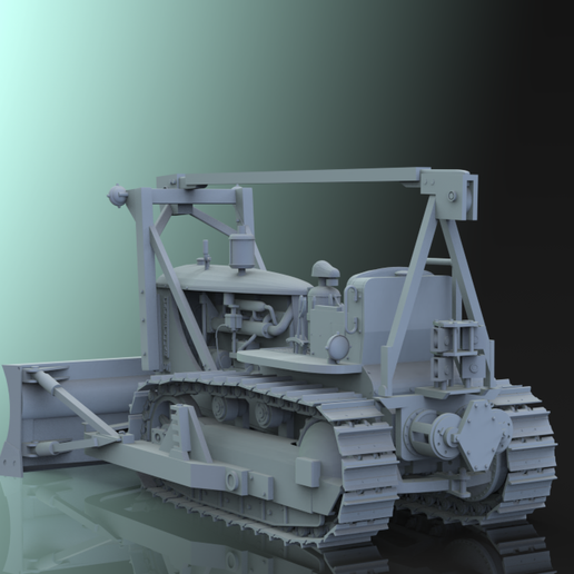 STL file Caterpillar D7 🐛 ・3D printable model to download・Cults
