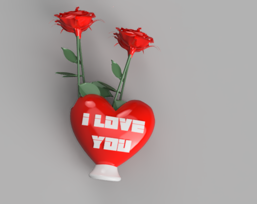 STL file Valentine's Eternal Love Flowerpot ️‍🔥 (OBJ and 3MF)・3D print ...