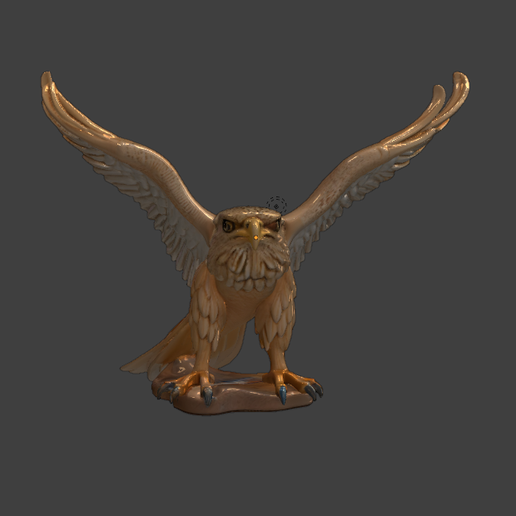 🦅 Winged Pride Eagle Statue Figure Unique & Detailed 3D Print Model・ 3D ...