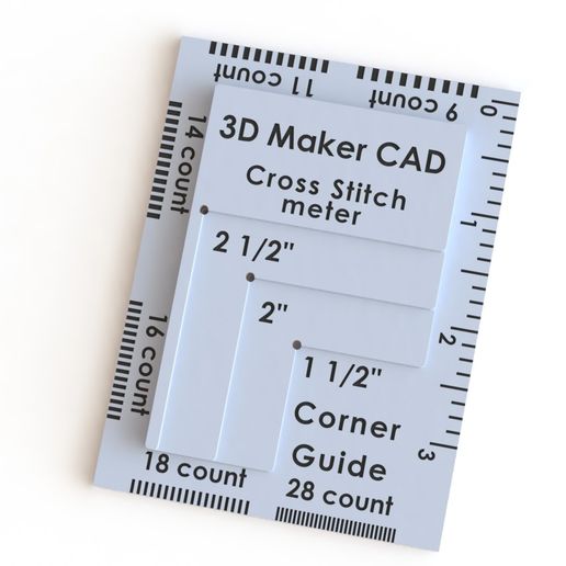 Cross Stitch Meter (Cross Stitch Meter)・ STL File for 3D printing・Cults