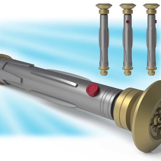 🎲 Jocasta Nu's Lightsaber・Free 3D File for ・Cults