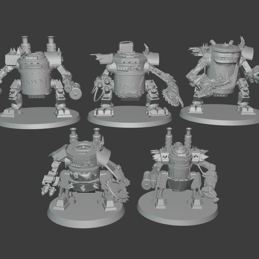 🪚 5 Killer Cans・ STL File for 3D printing・Cults