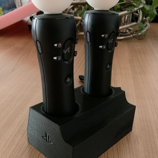 🎮 Dual Playstation Move Stand for VR・Free STL File for ・Cults