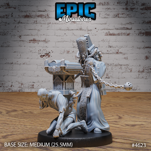 🎲 Fallen Bishop Set ‧ DnD Miniature ‧ Tabletop Miniatures ‧ Gaming ...