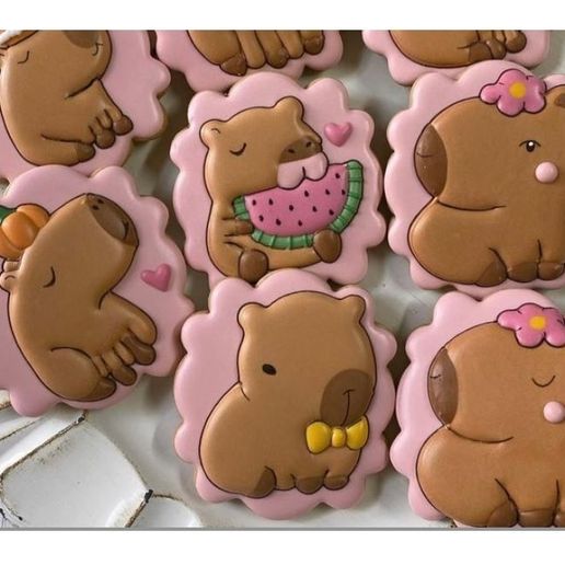 STL-Datei KIT CAPIBARA CAPYBARA COOKIE CUTTER 🍪 ・3D-Druckvorlage zum ...