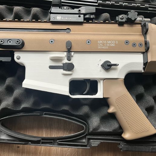 🔫 WE SCAR L gbbr Lower receiver・ 3MF File for ・Cults