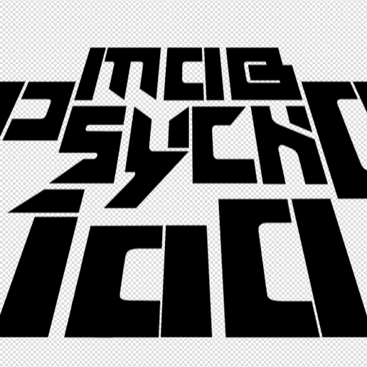 💯 Mob Psycho 100 logo and keychains・ STL File for 3D printing・Cults