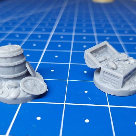 🔨 2x fantasy marker on 25mm plate・ STL File for 3D printing・Cults