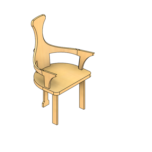 🪑 LOTR - Elrond's Council Chair・ STL File for 3D printing・Cults
