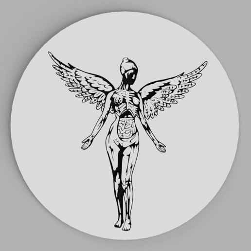 how to draw nirvana symbol