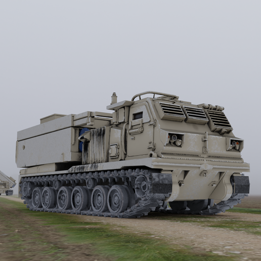 🇮🇱 Israeli Defence Forces M270 MLRS 3D model・ STL File for ・Cults