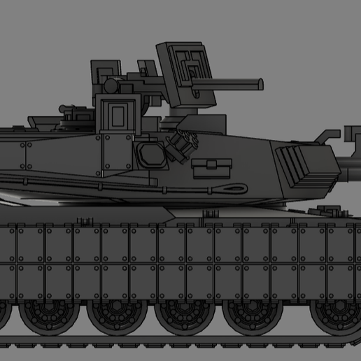 🪖 M1A2 Abrams SEP V4 TUSK I + II・Free STL File for 3D printing・Cults