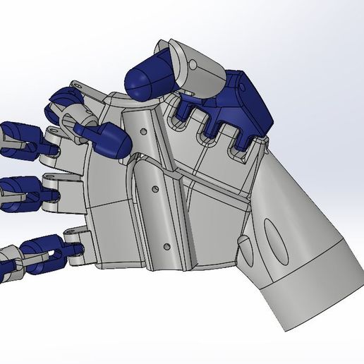 HAND FOR FLAG・ STEP File for 3D printing・Cults