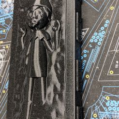 3D printed Elf on a shelf in Carbonite • made with Anycubic mono x 6k・Cults