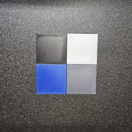 🎨 Simple test for multi color printing・ STL File for 3D printing・Cults