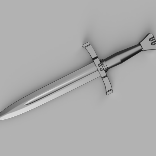 STL file Our Flag Means Death - Blackbeard Edward Ed Teach Knife Dagger ...