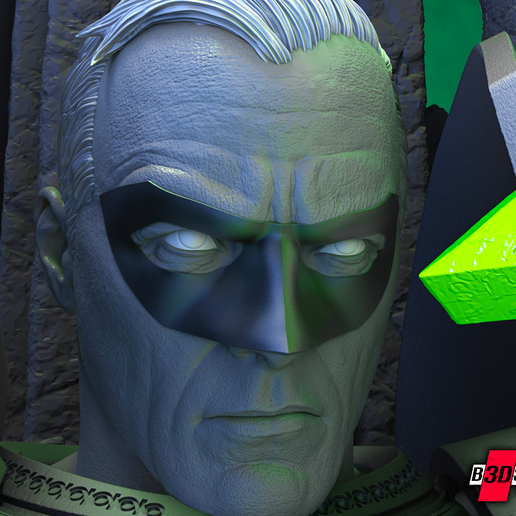 🗿 B3DSERK June term 2023: Alan Scott Sculpture 1/6 ready for printing ...