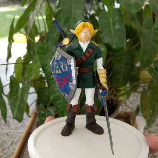 🔗 Adult Link Low Poly and HD of Zelda Ocarina of Time・ STL File for 3D ...