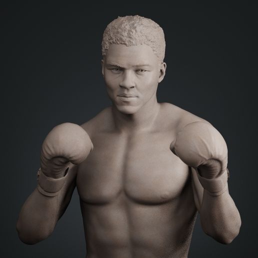 🗿 Muhammad Ali Full-body Sculpture・ STL File for 3D printing and CNC ...