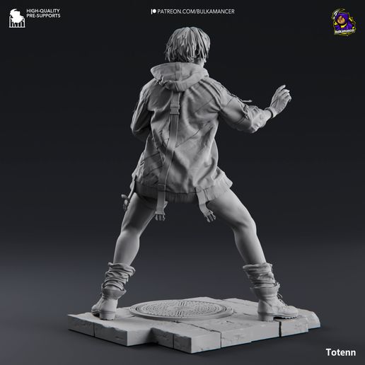 👾 Reina | Tekken 8 | 245mm・ 3D File for 3D printing・Cults