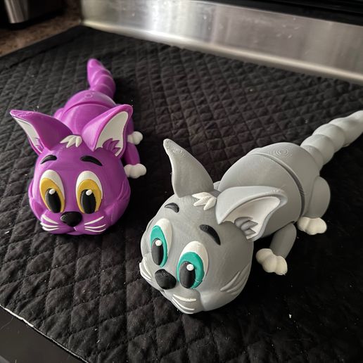 🐱 Movable cat with big eyes - FLEXI LAB・3D Print with the AnyCubic ...