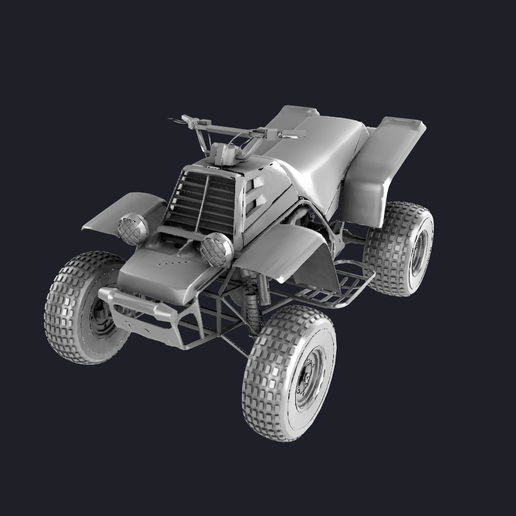 🚗 Yamaha Banshee 350 (FMF) 3D MODEL・ 3D File for 3D printing・Cults
