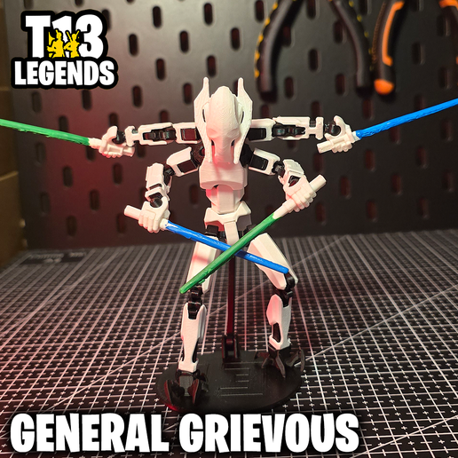 General Grievous Inspired T13 Legends Dummy 13 Figure・ 3MF File for 3D ...