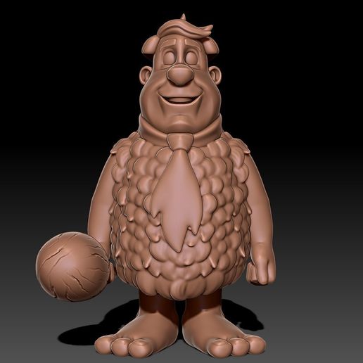 📺 Fred Flintstone・Free STL File for ・Cults