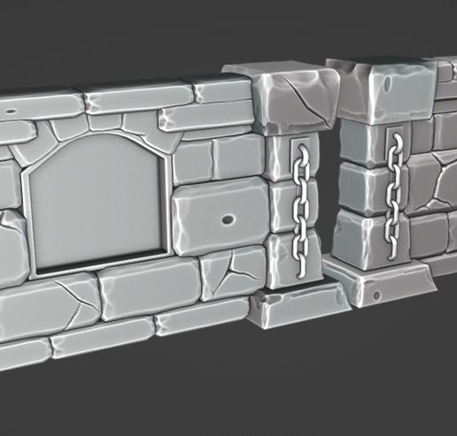 🎲 Dungeon wall altar・ STL File for 3D printing・Cults