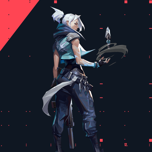 arquivo STL VALORANT JETT AGENT 🔪 ・design para impressora 3D para ...