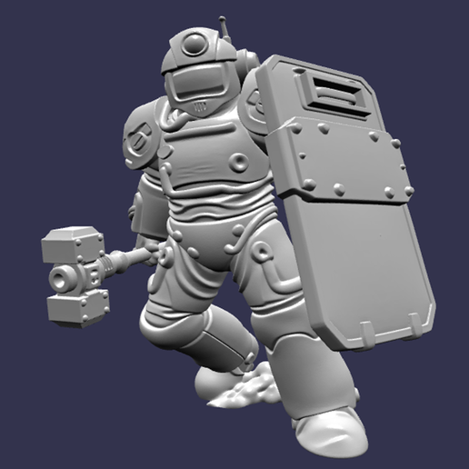 🎲 CC-00 (Power Armor) - Fallout - Tabletop Zombicide/Fallout/Rpg ...