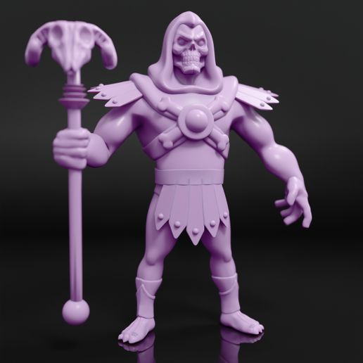 STL file Skeletor Fan Art Sculpture 🎨 ・3D print design to download・Cults