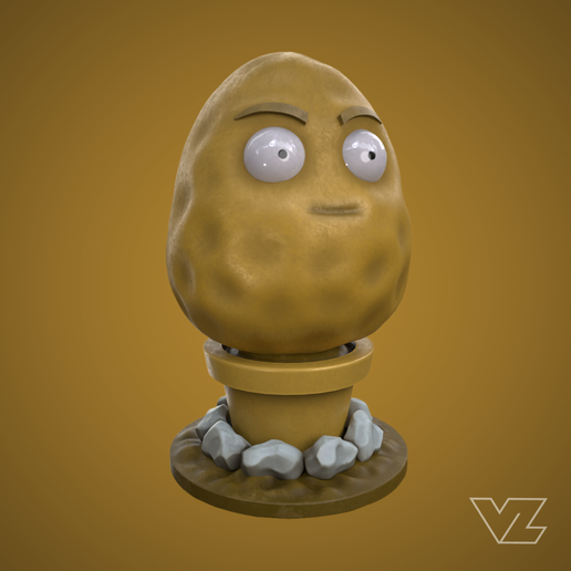 🔩 Wall Nut - Plants vs Zombies・ 3D File for 3D printing・Cults