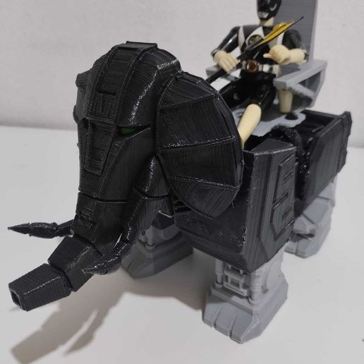 Archivo STL Mastodon Zord Black Power Rangers 🦣 ・Objeto de impresión 3D ...