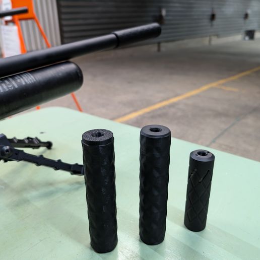 STL file Air rifle suppressor moderator ⚽ (STEP)・3D printing idea to ...