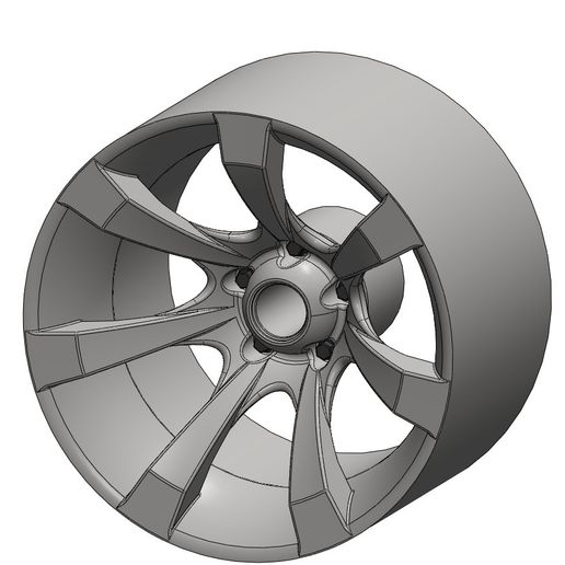 STL file Wheel_143_7 Spokes 🛞 ・3D printable design to download・Cults