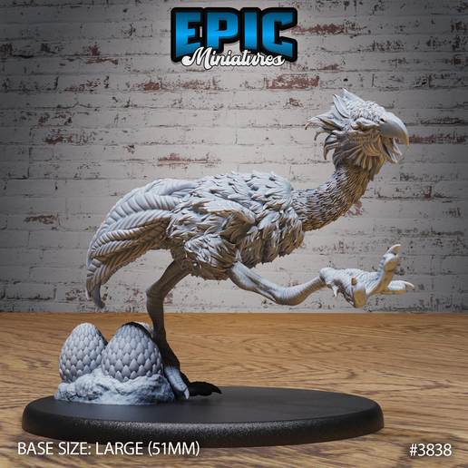 🐦 Terror Bird Classic Attack ‧ DnD Miniature ‧ Tabletop Miniatures ...