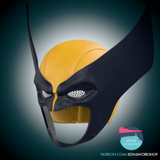🪖 Wolverine Cowl (90's Animated) 3D Print Files (X-Men: The Animated ...
