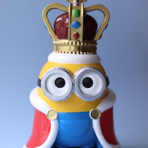 👹 Minion King | King Bob | Minions Movie・ OBJ File for 3D printing・Cults