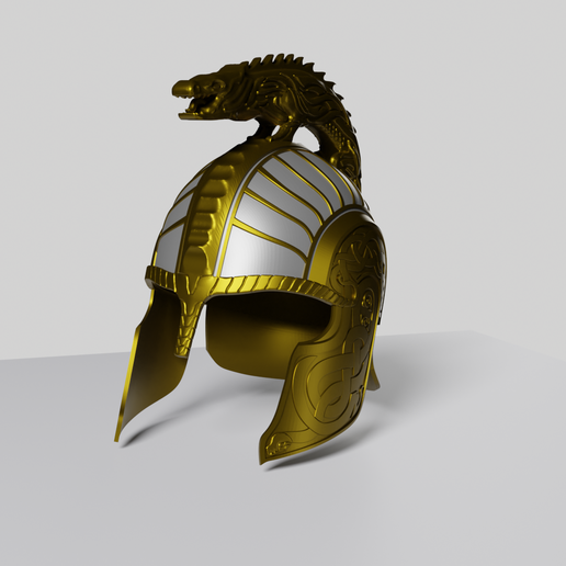 🐉 Dragon Helm Of Dor-Lomin, Turin Turambar・ STL File for 3D printing・Cults