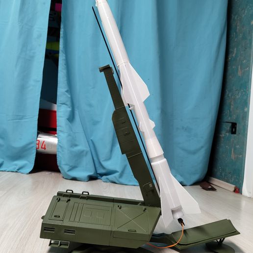 🚀 SA2 Guideline S75 SAM 2 air defense RC Rocket with Rocketlauncher ...