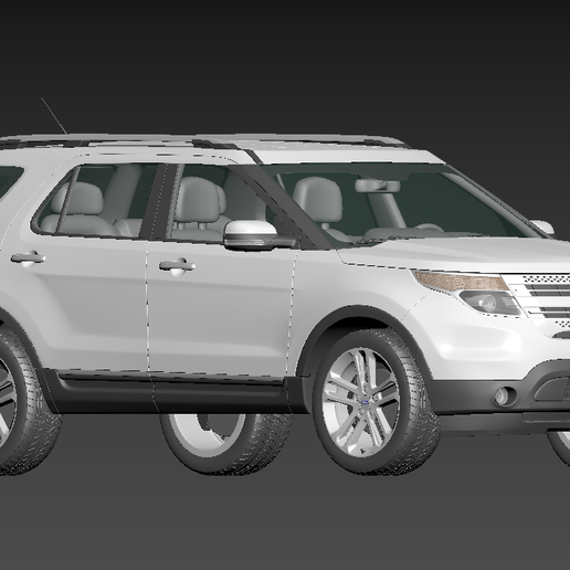 🚙 Ford Explorer 2011・ 3D File for 3D printing・Cults