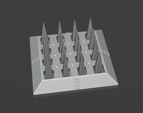 STL file Floor spikes trap 🪤 ・Model to download and 3D print・Cults
