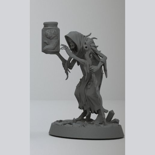 🧠 MIND FLAYER THEME – Brain Leech Handler (32mm) DnD + Resin Pre ...
